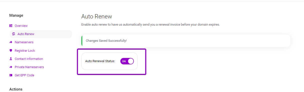 How to Enable/Disable Domain Auto-Renew - Cybrancee Knowledgebase