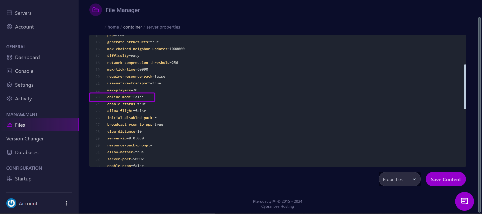 How to allow cracked versions of Minecraft to join your server - Cybrancee Knowledgebase