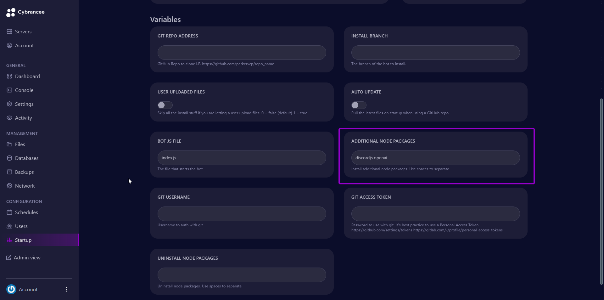 How To Add Additional Javascript Modules In Pterodactyl Cybrancee