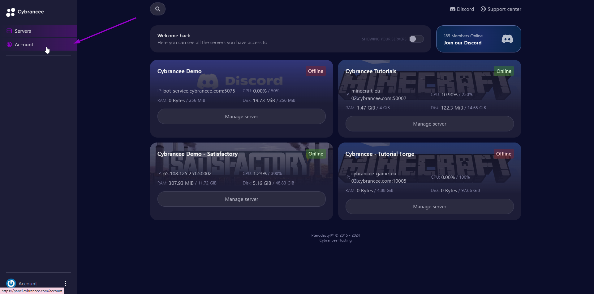 How To Reset Your Pterodactyl Password Cybrancee Knowledgebase