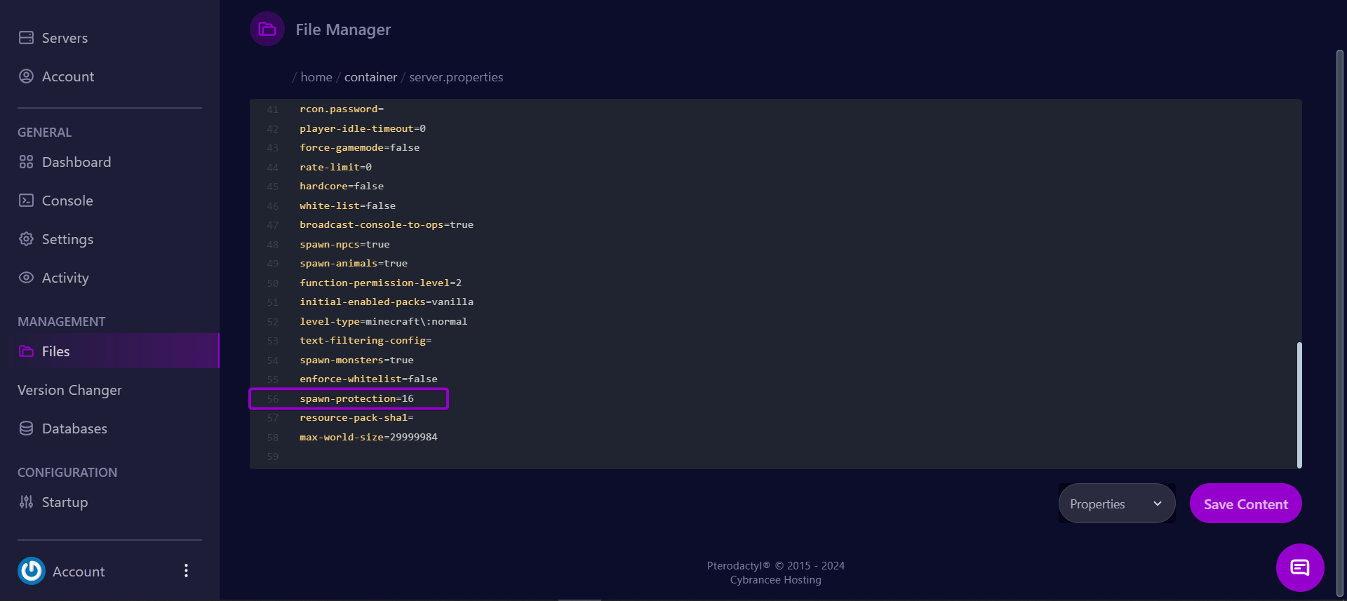 How to Configure or Disable Spawn Protection for Your Server - Cybrancee Knowledgebase