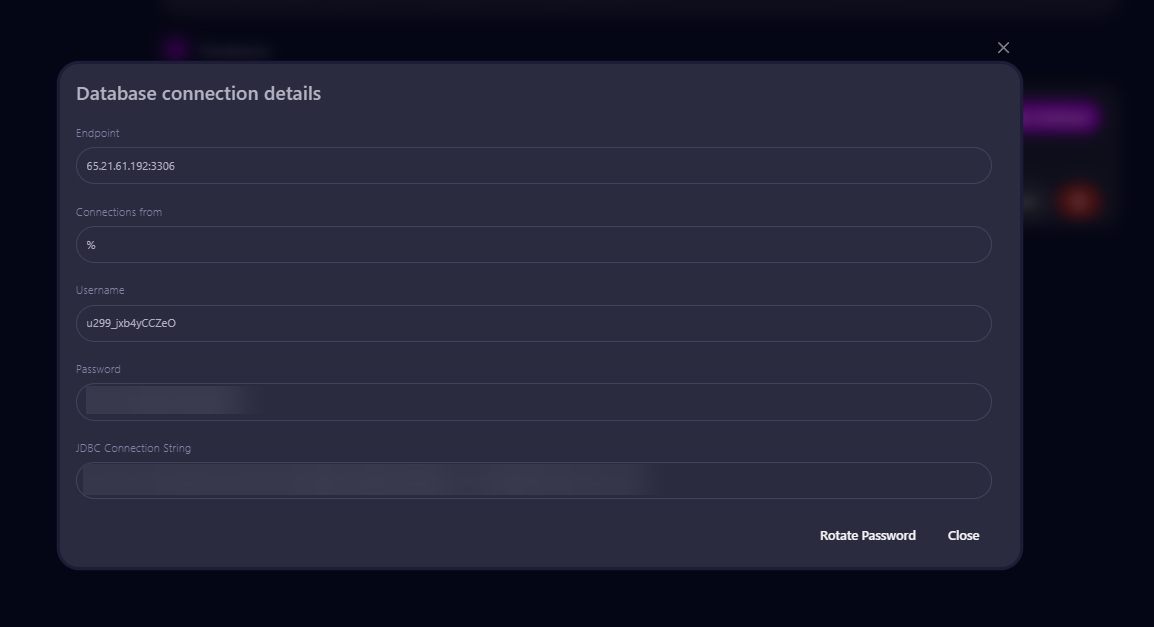 How To Create A Database On Pterodactyl Cybrancee Knowledgebase