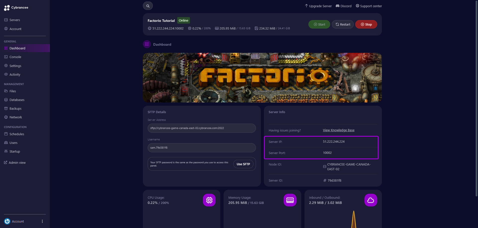 How to Host a Factorio Server - Cybrancee Knowledgebase