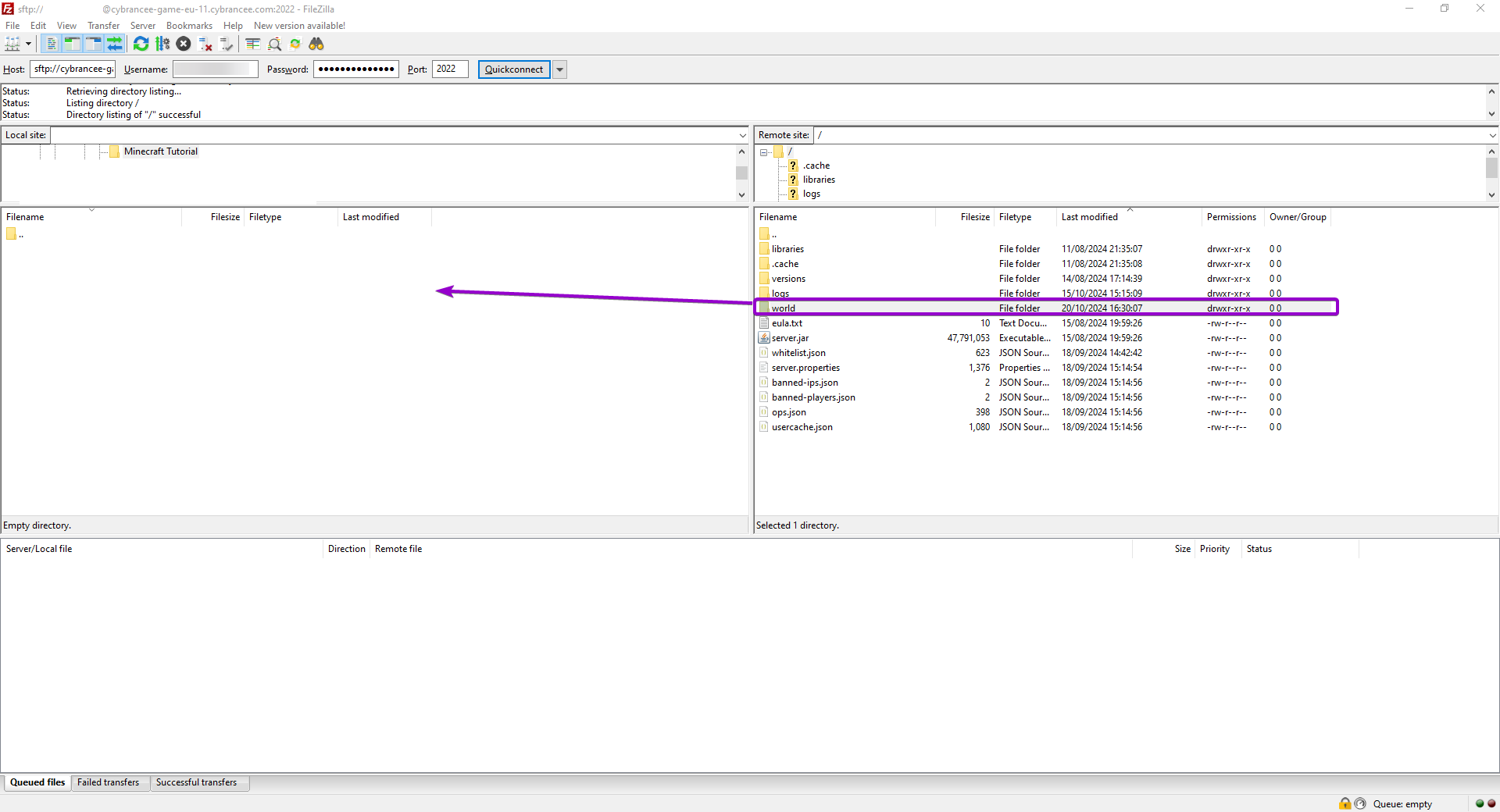 How to Download Your Minecraft World - Cybrancee Knowledgebase