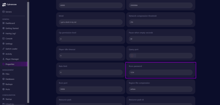 How to Configure RCON on Your Minecraft Server