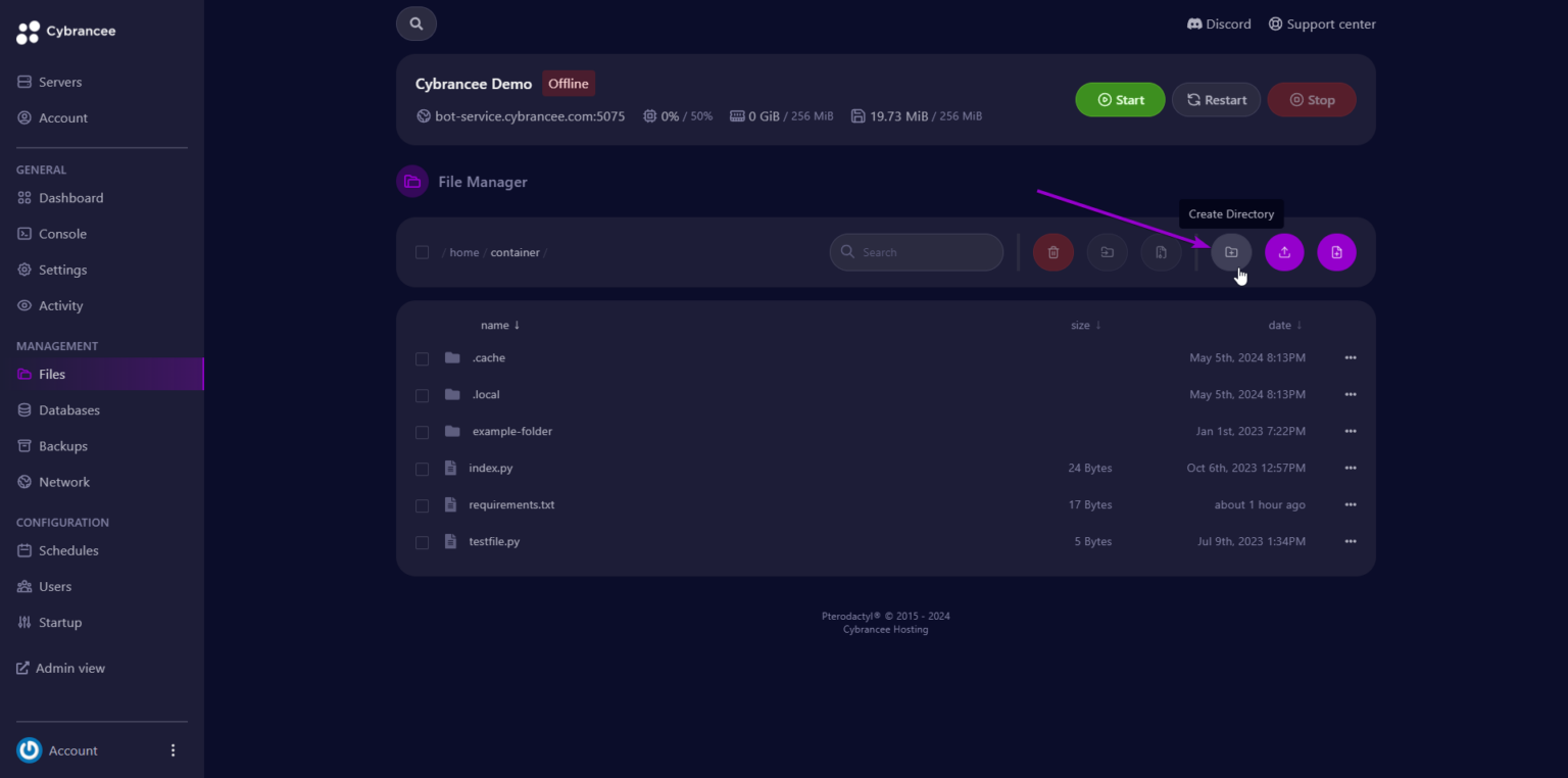 How to Upload Files Through Pterodactyl