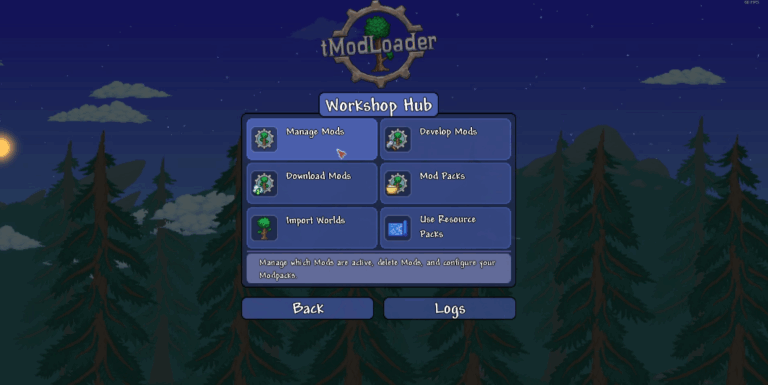 Installing Terraria Mods with tModLoader