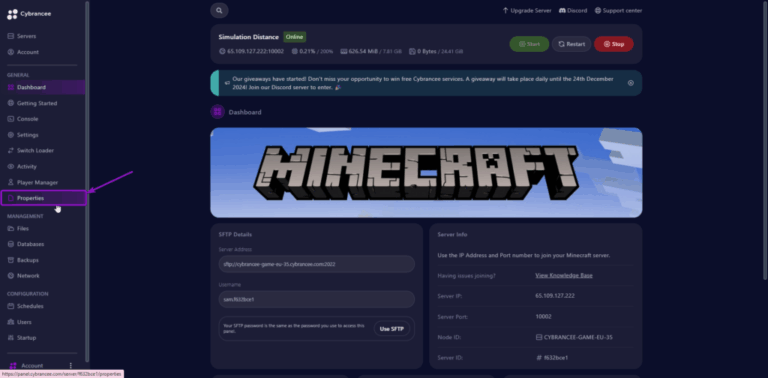 How to Change the Simulation Distance on Your Minecraft Server