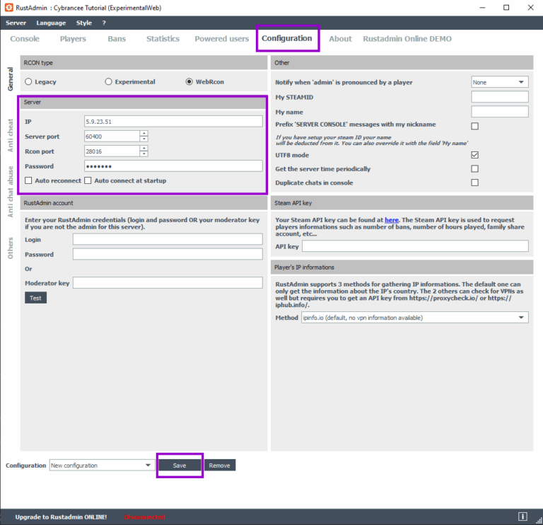 How to Set Up RCON on Your Rust Server
