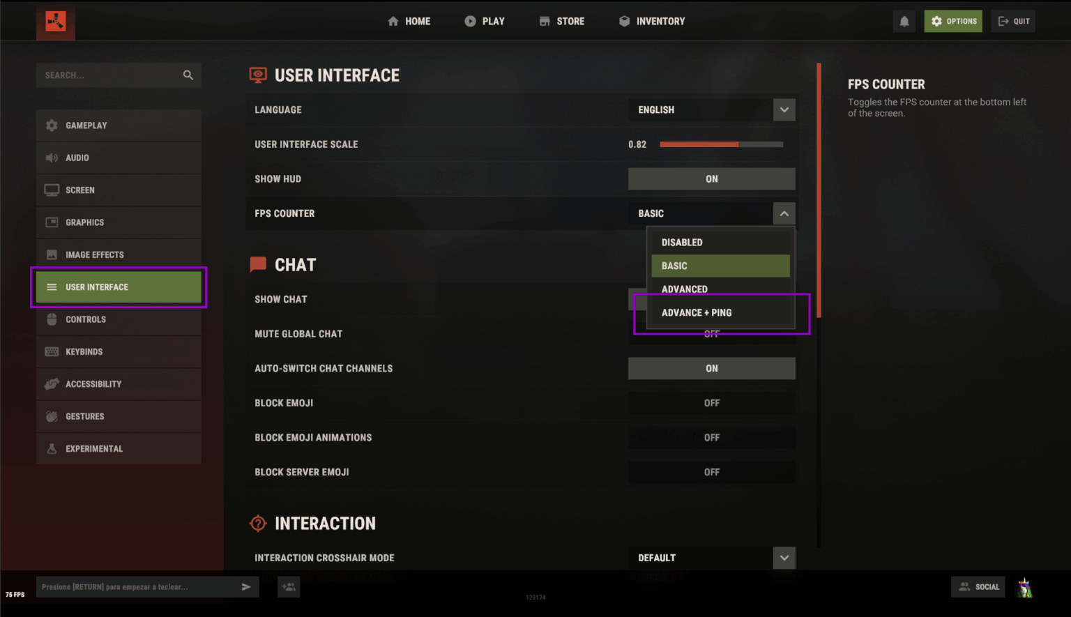 How to See Your Ping in Rust