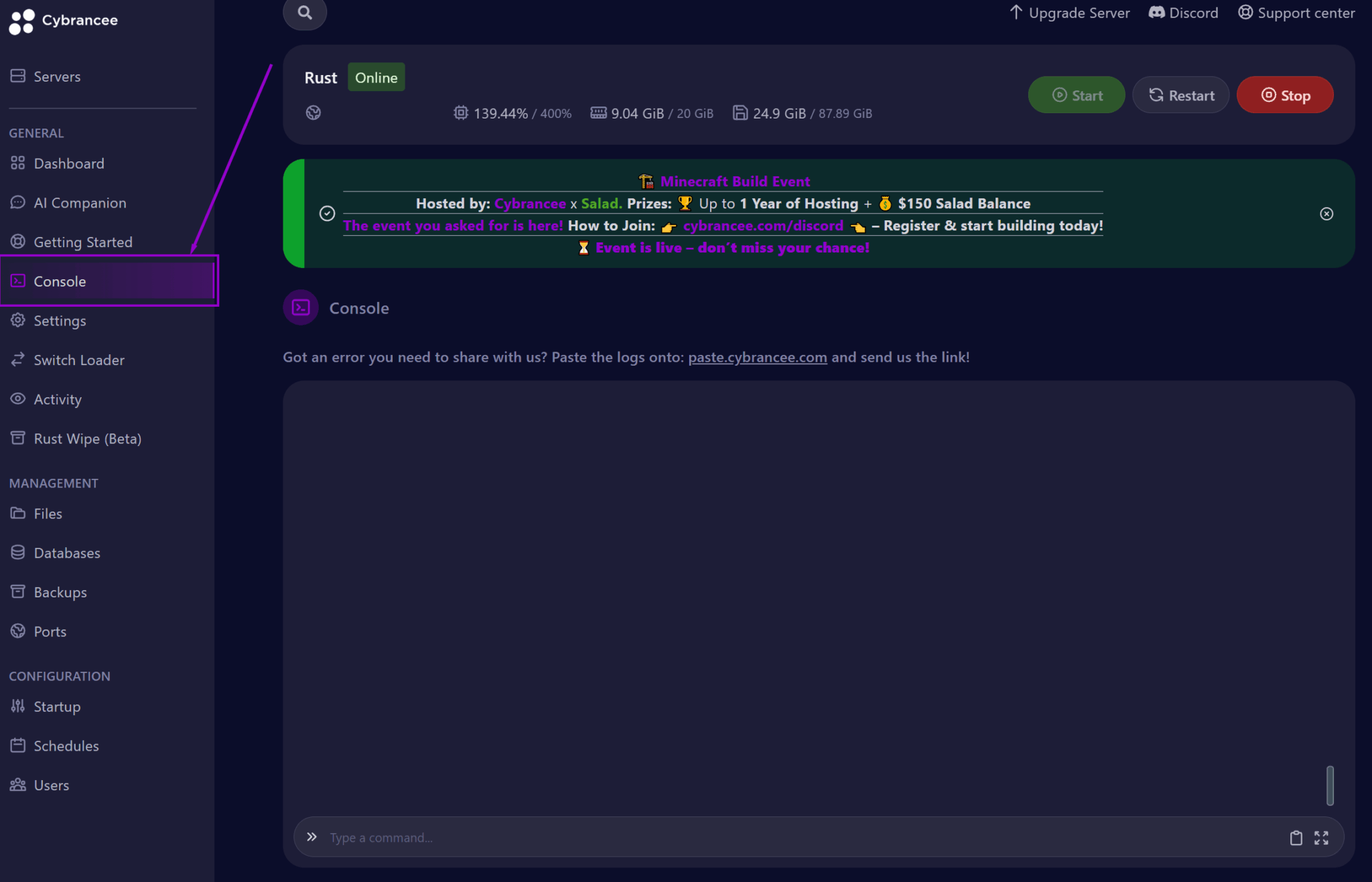 How To Use Console Commands For Airdrops On Your Rust Server
