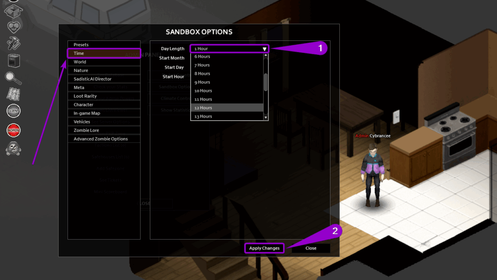 How to Adjust Day Length Settings on Your Project Zomboid Server