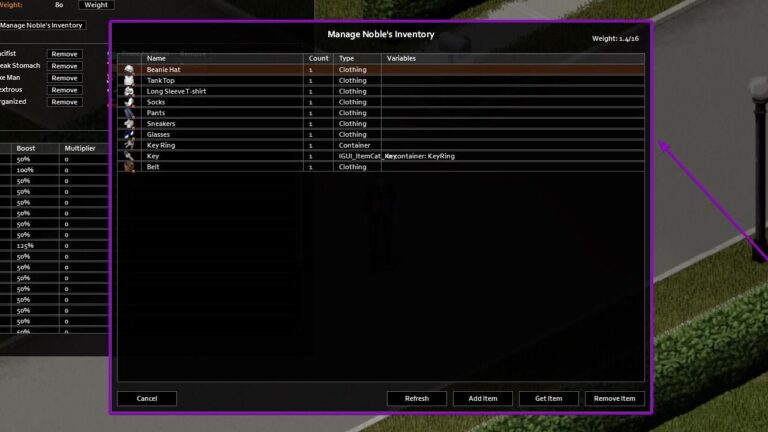 How to View Other Players Inventories on Your Project Zomboid Server