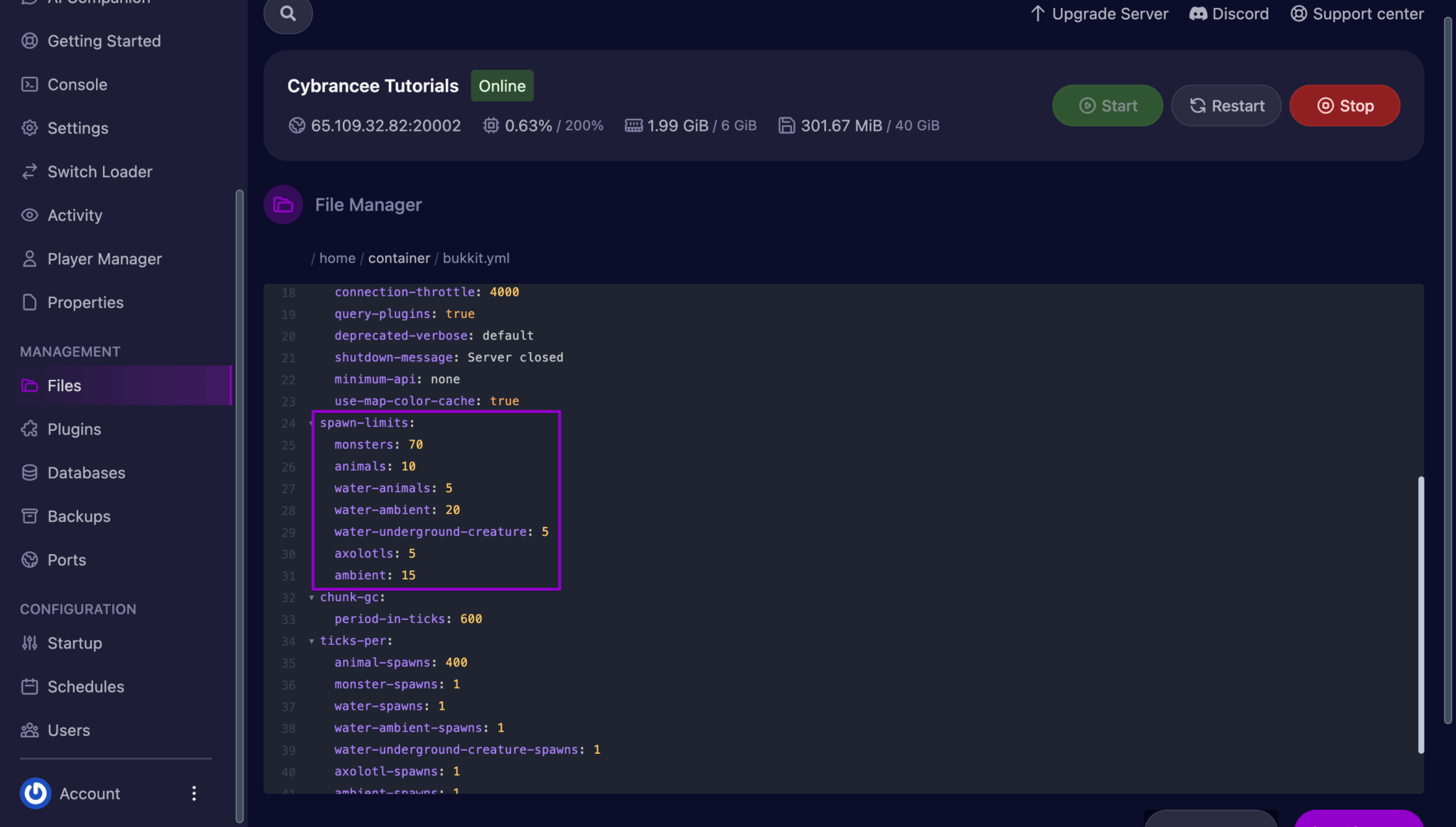 How to Change the Mob Spawn Rate on a Minecraft Server