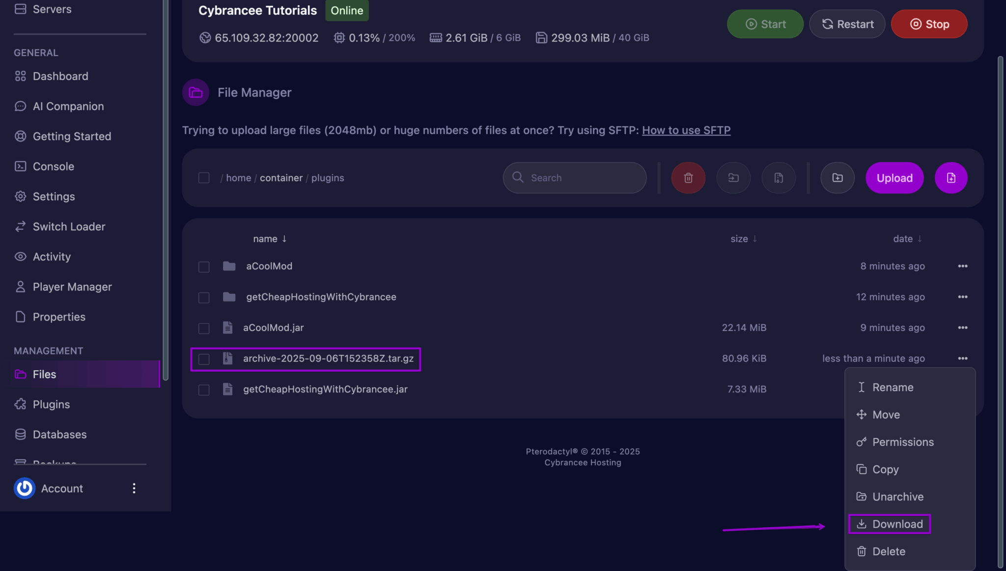 How to Export Your Modpack to Modrinth