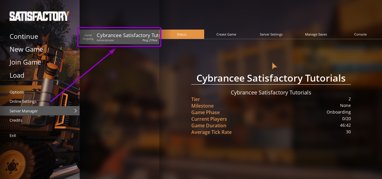 How To Adjust Your Satisfactory Server Settings