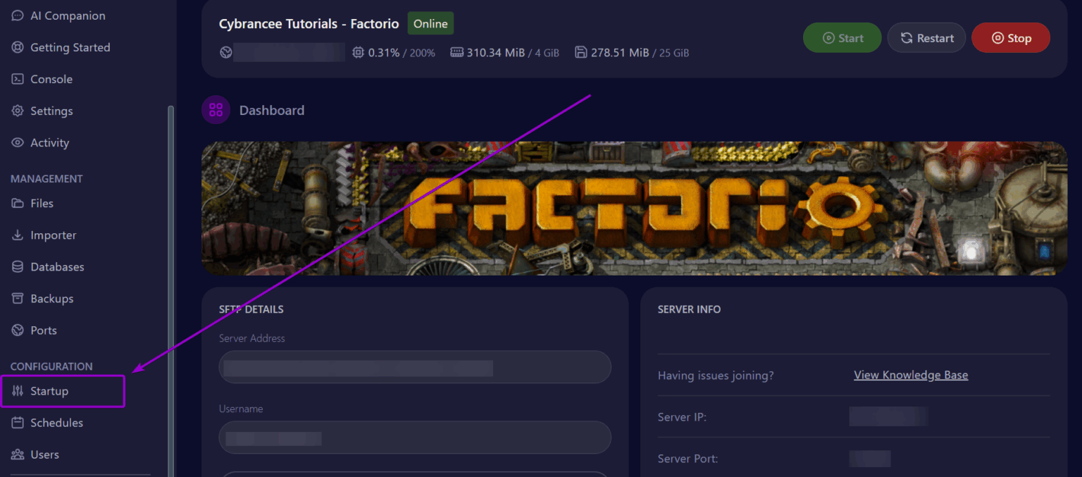 How To Display Your Factorio Server on the Public Server List