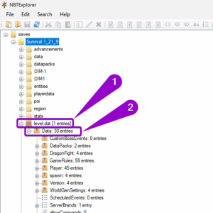 How to Use NBTExplorer to Edit Minecraft World Data